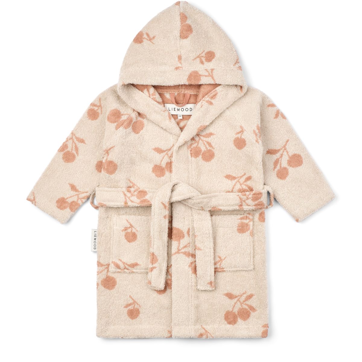 Lilana Bathrobe - Peach / Sea shell